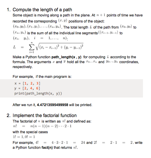 Solved 1. Compute the length of a path Some object is moving | Chegg.com