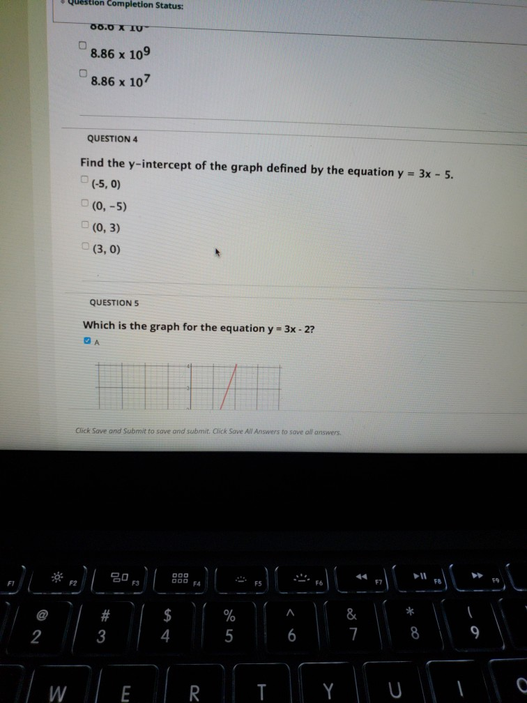 Solved question Completion Status: 8.86 x 109 8.86 x 107 | Chegg.com