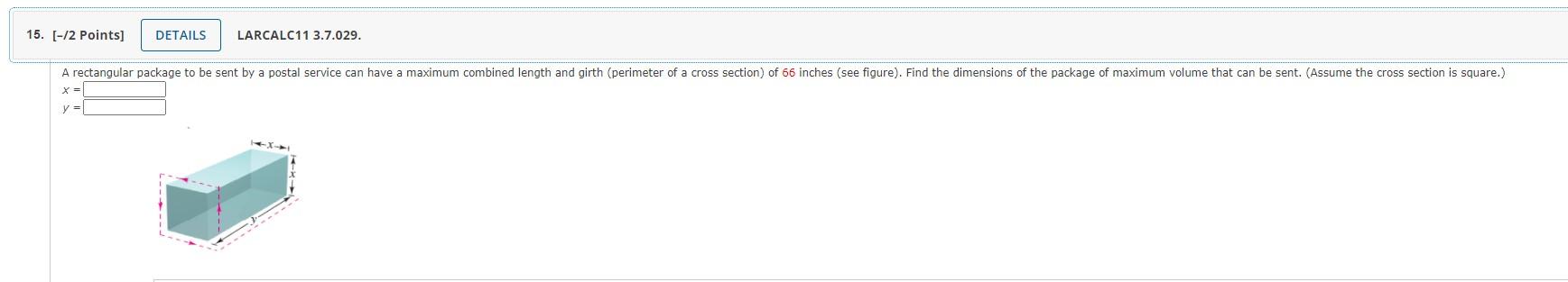 Solved 14. [-/2 points) DETAILS LARCALC11 3.7.011. Find the | Chegg.com