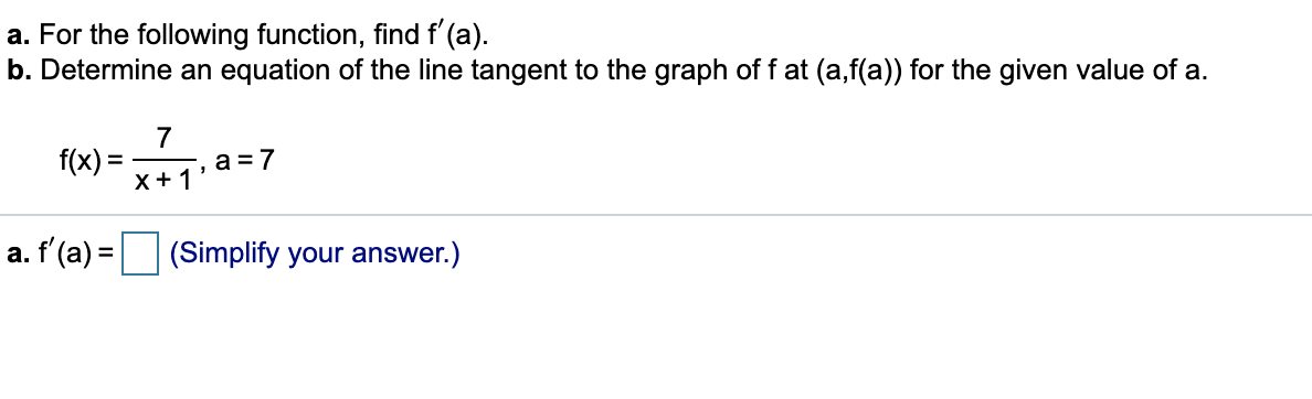 Solved 3.1.35 a. For the function and point below, find | Chegg.com