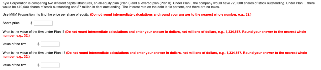 Solved Kyle Corporation is comparing two different capital | Chegg.com