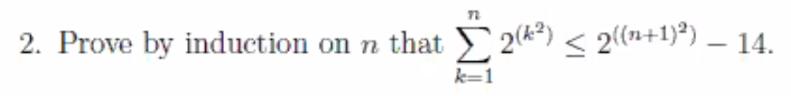Solved 2. Prove by induction on n that 2(k)