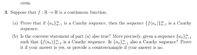 Solved Suppose that f: R rightarrow R is a continuous | Chegg.com