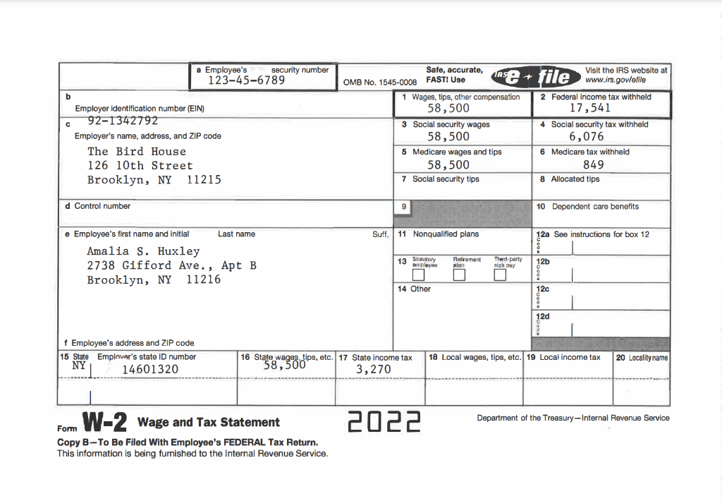 Tax Return Problem - Income Focus Amalia Huxley, age | Chegg.com