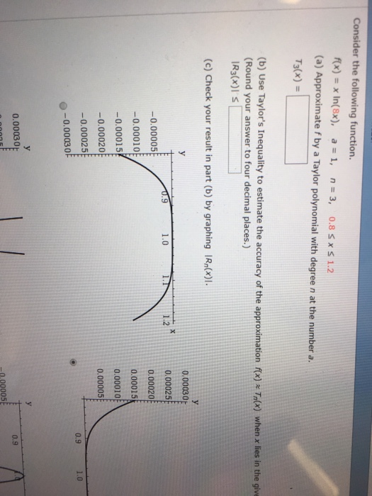Solved Consider the following function. f (x) = x ln (8x), | Chegg.com