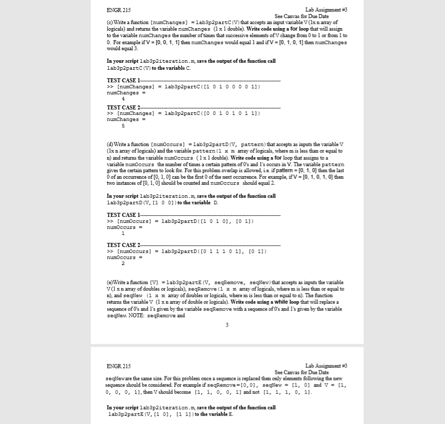 Solved IT'S A MATLAB PROBLEM CAN YOU PLEASE DO (c), (d), (e) | Chegg.com