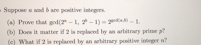 Solved Suppose a and b are positive integers. a) Prove that | Chegg.com