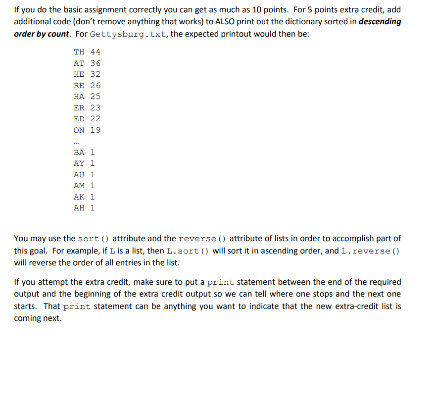 Solved Compsci 119 Lab 4 Character Pair Counts In This 