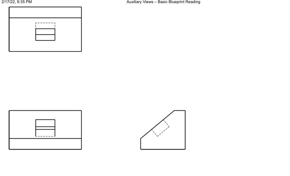Solved Sketching Auxiliary Views The following problems | Chegg.com