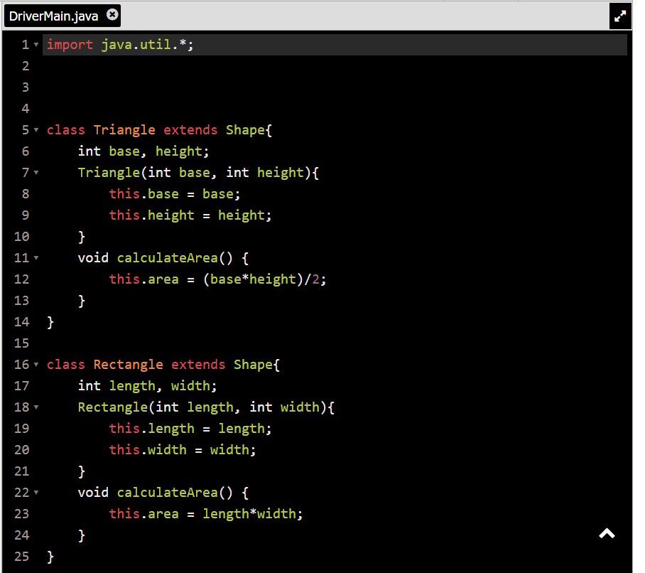 Solved Dynamic Polymorphism-Part 1 Given two integer numbers | Chegg.com