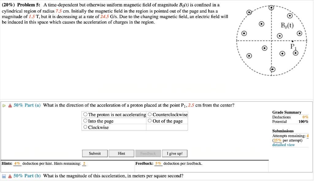 Solved (20\%) Problem 5: A time-dependent but otherwise | Chegg.com