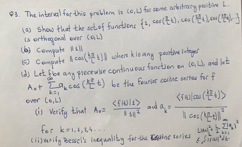 Solved Fourier Analysis --- Fourier Analysis --- Fourier | Chegg.com