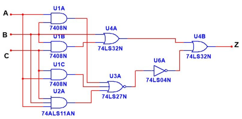 Solved With the Given circuit, Complete the pull-up, | Chegg.com