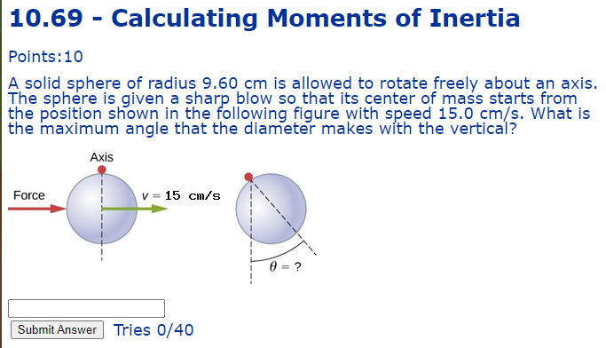 Solved 10.69 - Calculating Calculating Moments of Inertia | Chegg.com