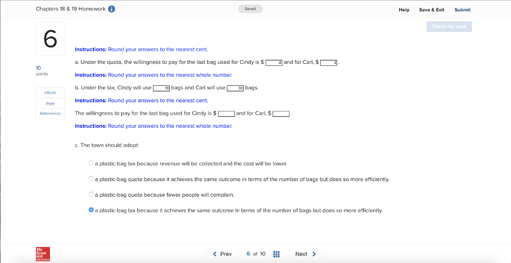Solved Chapters 18 & 19 Homework Help Save &Exit Submit | Chegg.com