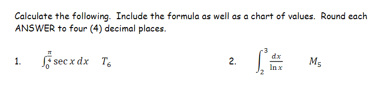 Solved Compute the corresponding errors for #1, #2, #3. | Chegg.com