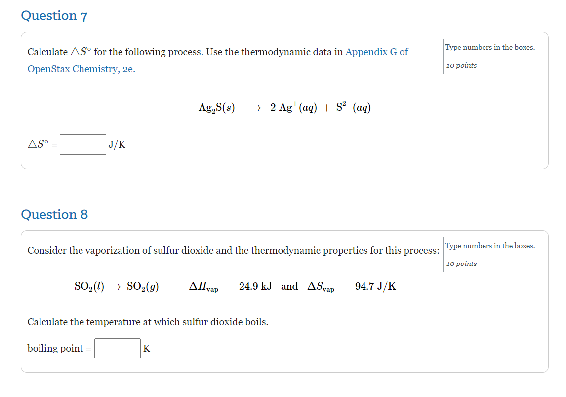 Solved Calculate S∘ for the following process. Use the | Chegg.com