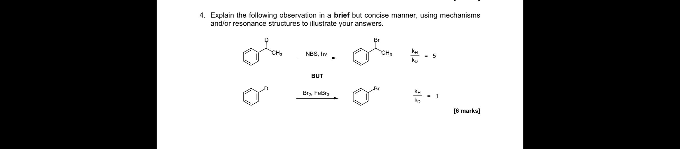 Solved 4. Explain the following observation in a brief but | Chegg.com