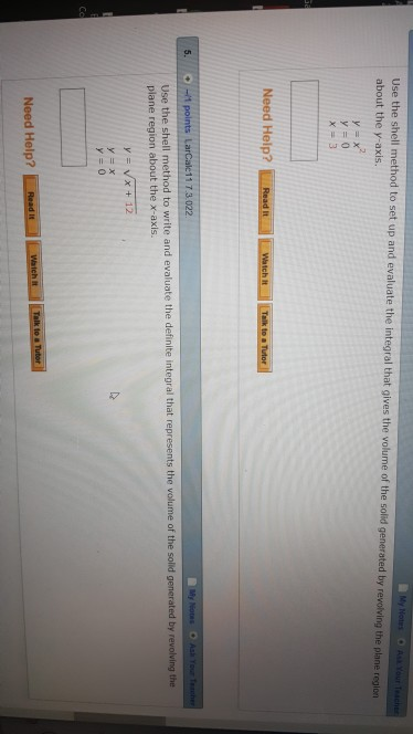 Solved Use the shell method to set up and evaluate the | Chegg.com