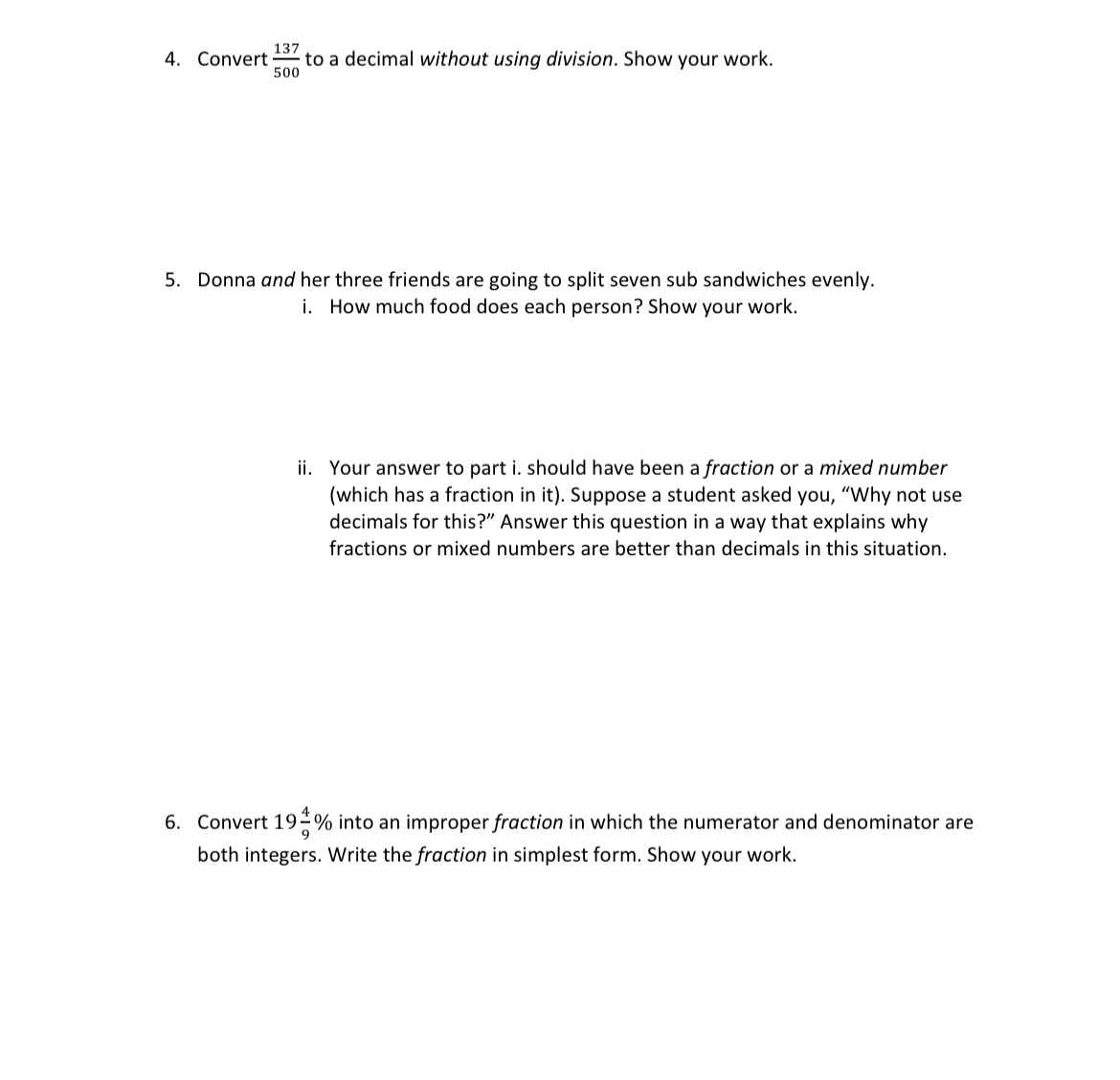 Solved 1. Explain (using pictures, complete sentences, | Chegg.com