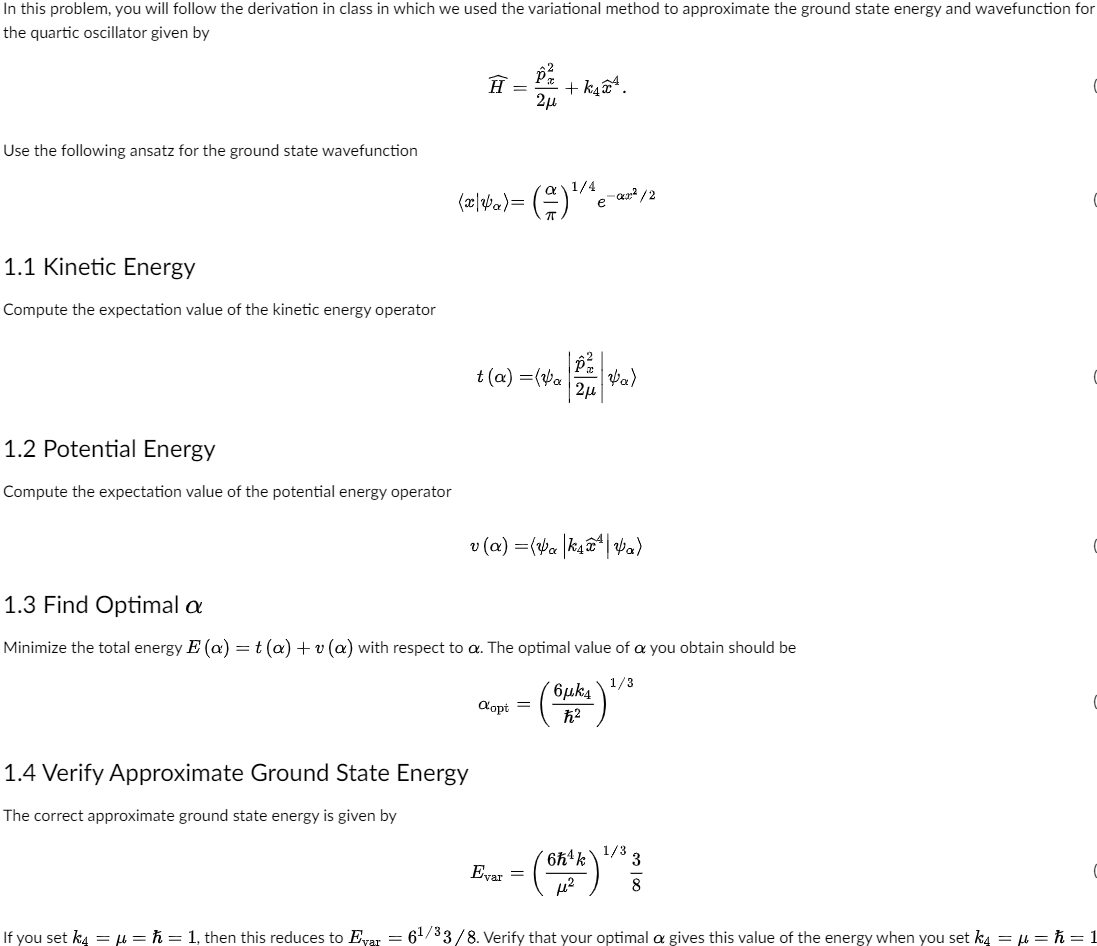 Solved In this problem, you will follow the derivation in | Chegg.com