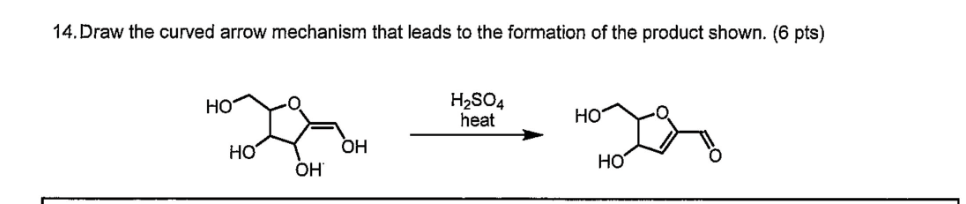 Solved 4. Draw the curved arrow mechanism that leads to the | Chegg.com