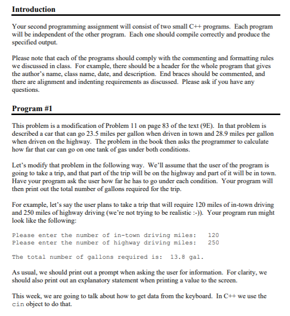 Solved Introduction Your second programming assignment will | Chegg.com