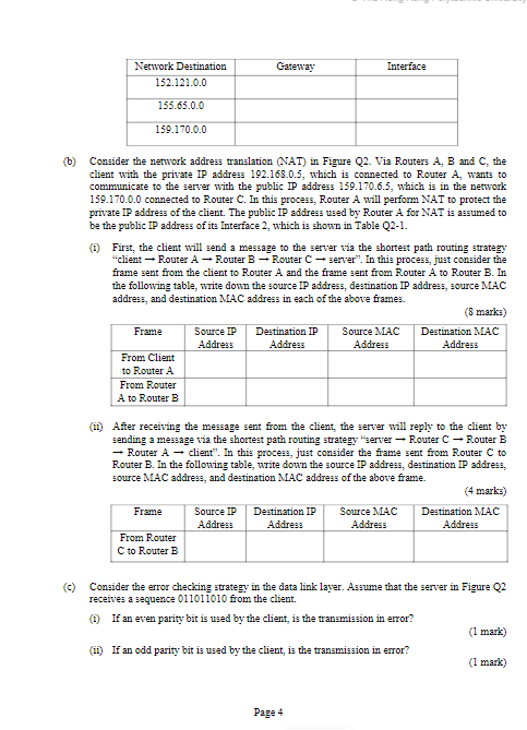 Solved 2. The topology of a computer network is shown in | Chegg.com