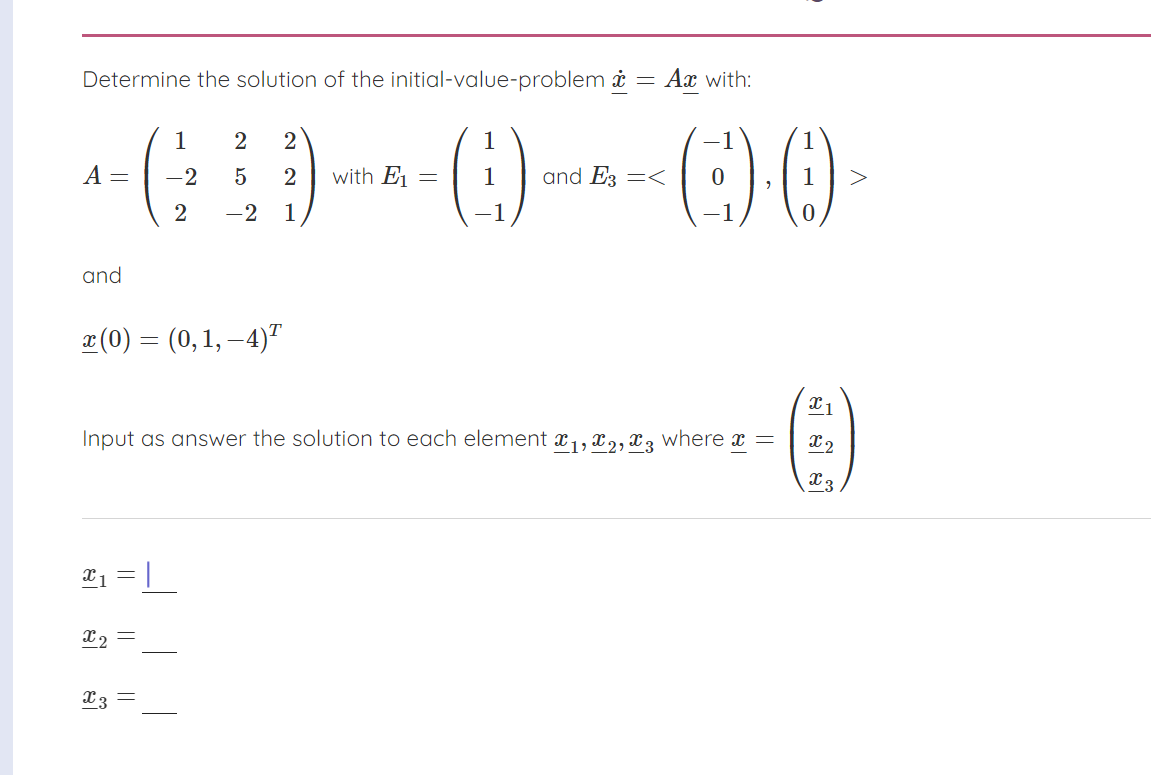 Solved Determine the solution of the initial-value-problem | Chegg.com