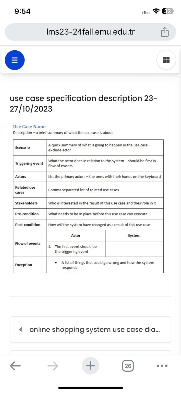 Solved Draw tables for the usecases below using the image | Chegg.com