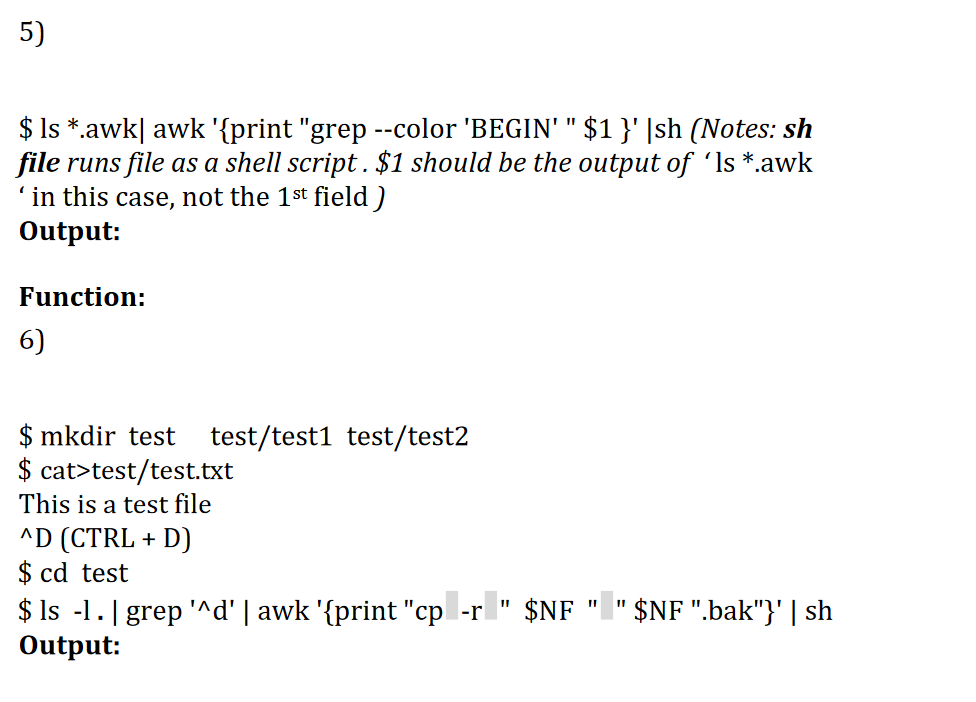 Solved Part III: Write output of following commands | Chegg.com