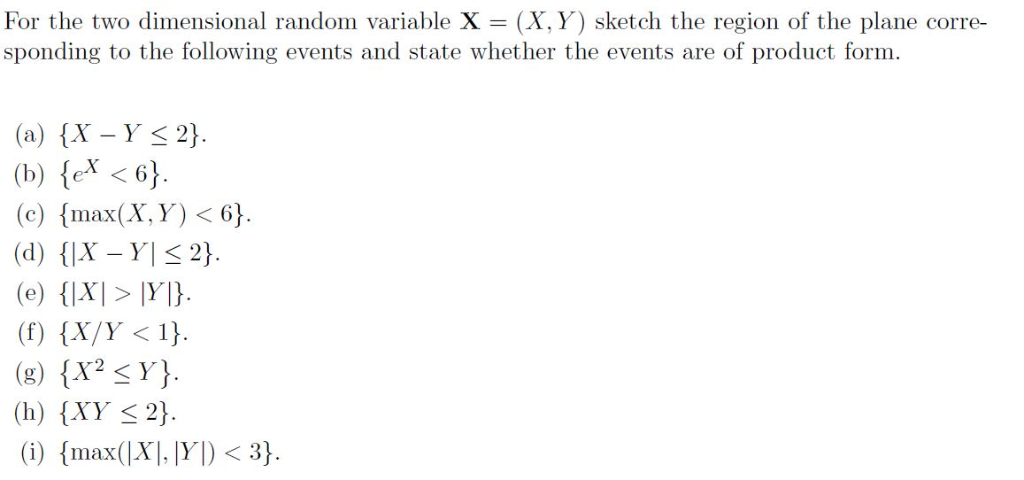 Solved For The Two Dimensional Random Variable X Xy 2166