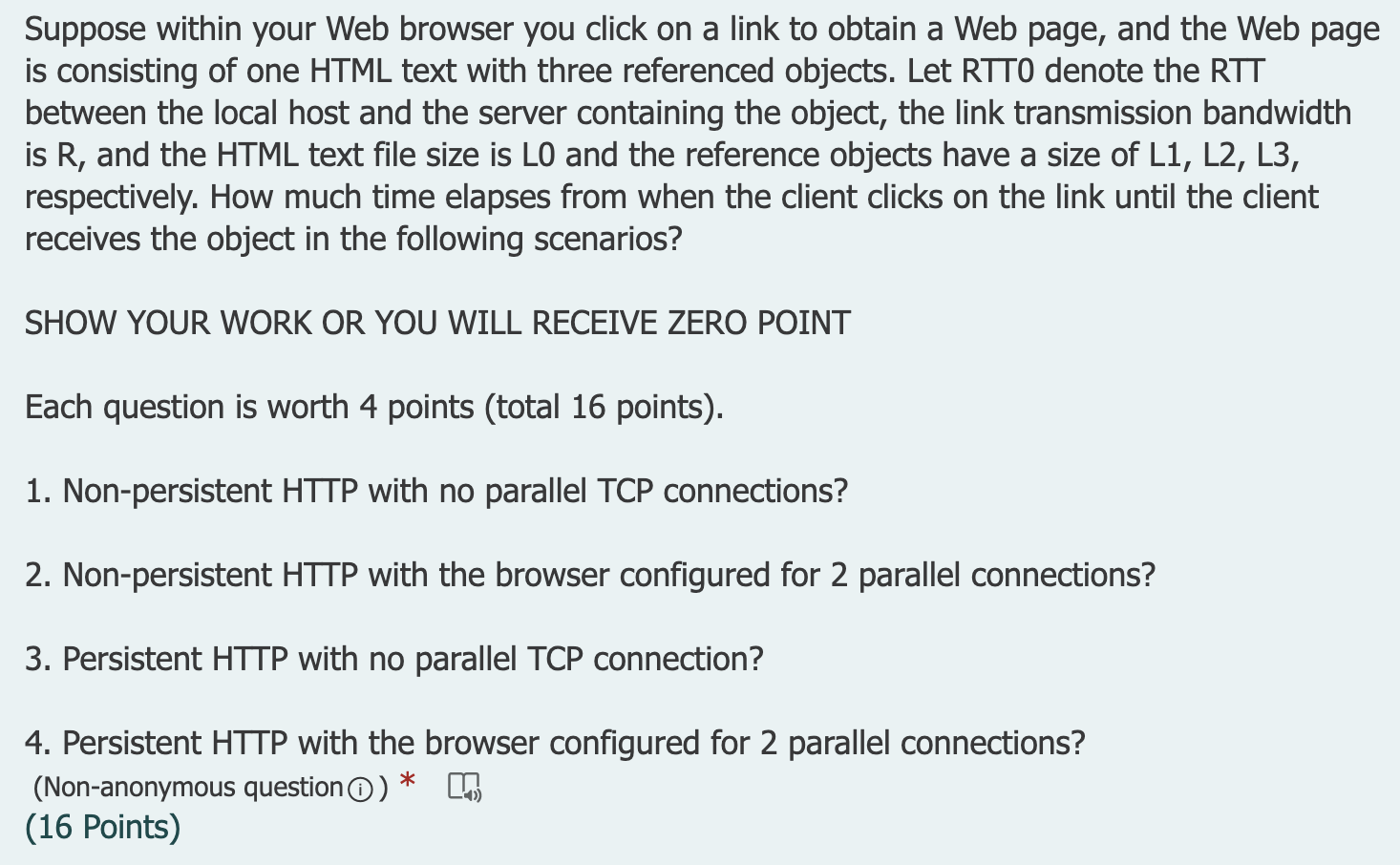 Solved Suppose within your web browser you click on a link | Chegg.com