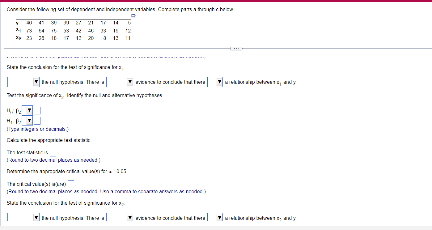 Solved a. Using technology, construct a regression model | Chegg.com