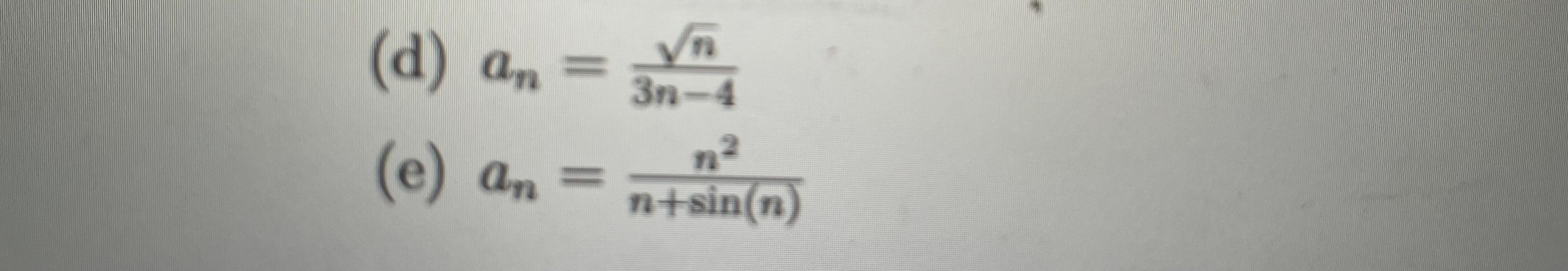 Solved Provide an epsilon-N proof to prove that the | Chegg.com