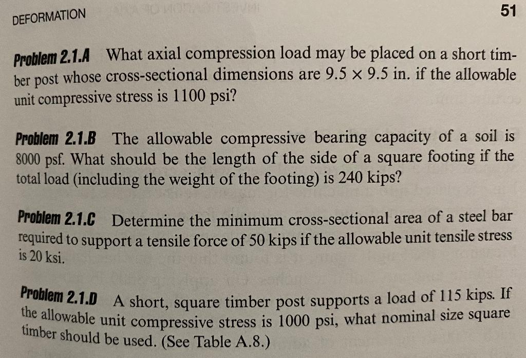 Solved Applied Structure Analysis Force and Stresses Problem | Chegg.com