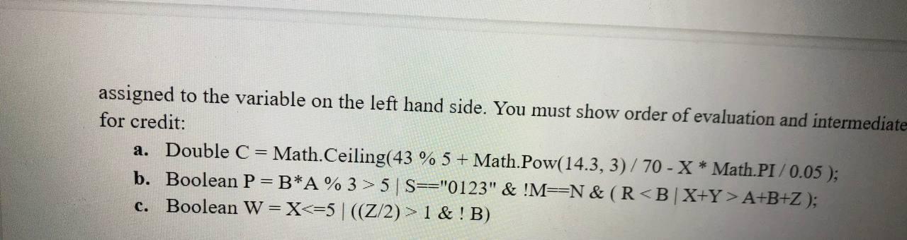 Solved A. Translate each of the following into both C# and | Chegg.com
