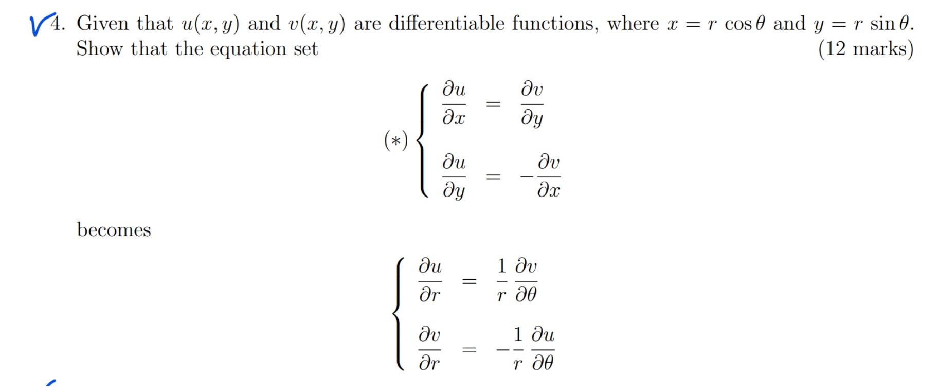 Solved A question regarding the chain rule of partial | Chegg.com
