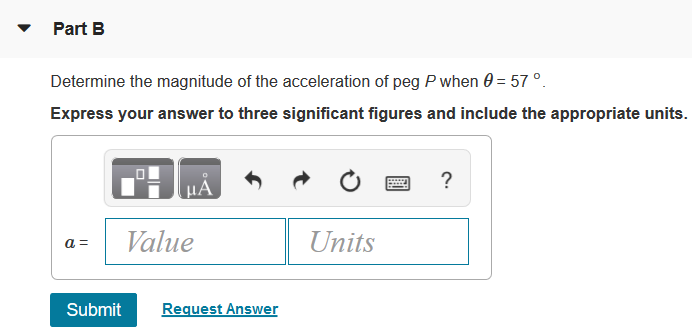 Solved Pin P is constrained to move along the curve defined | Chegg.com