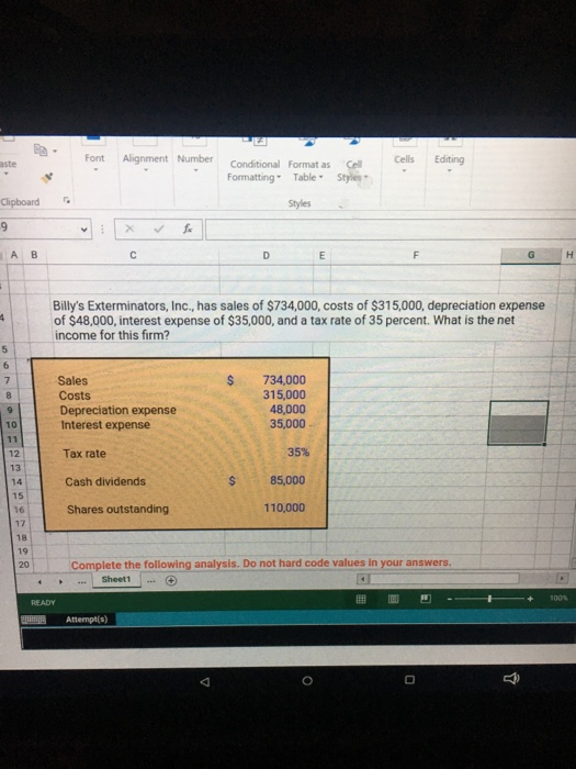 Solved Font Alignment Number Conditional Format as Cel | Chegg.com