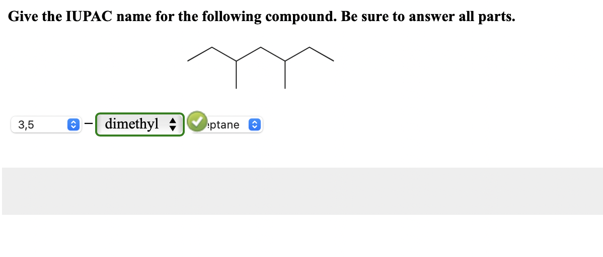 Solved Name the following compound. Be sure to answer all | Chegg.com