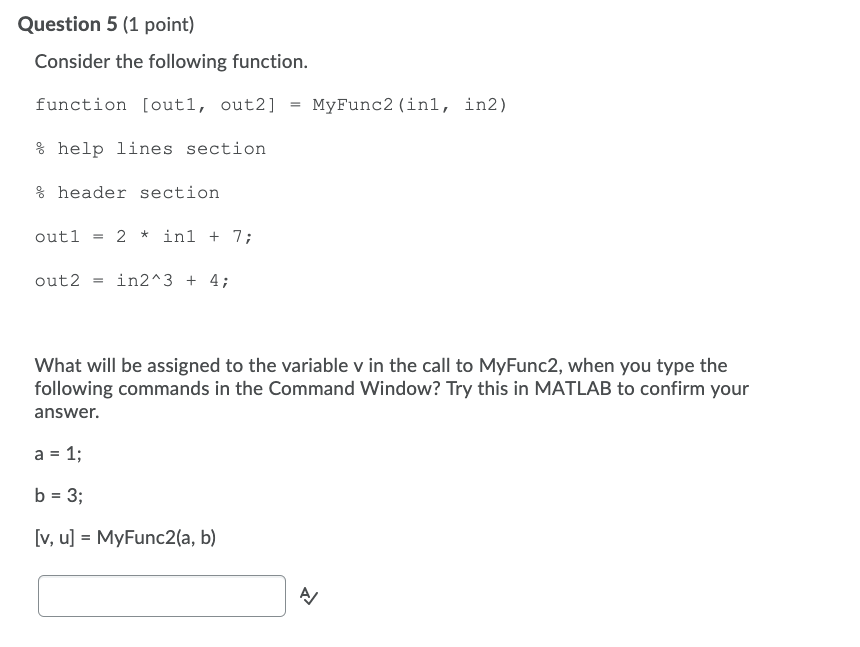 Solved MATLAB RELATED QUESTIONS (QUESTIONS 1 AND 4 HAVE | Chegg.com