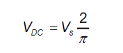 Solved calculate vdc and vacpp using equations showing each | Chegg.com