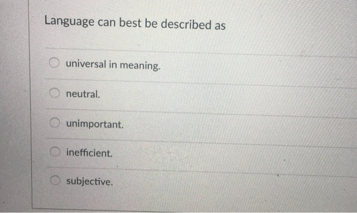 Solved Which of the following is an example of a value? O | Chegg.com