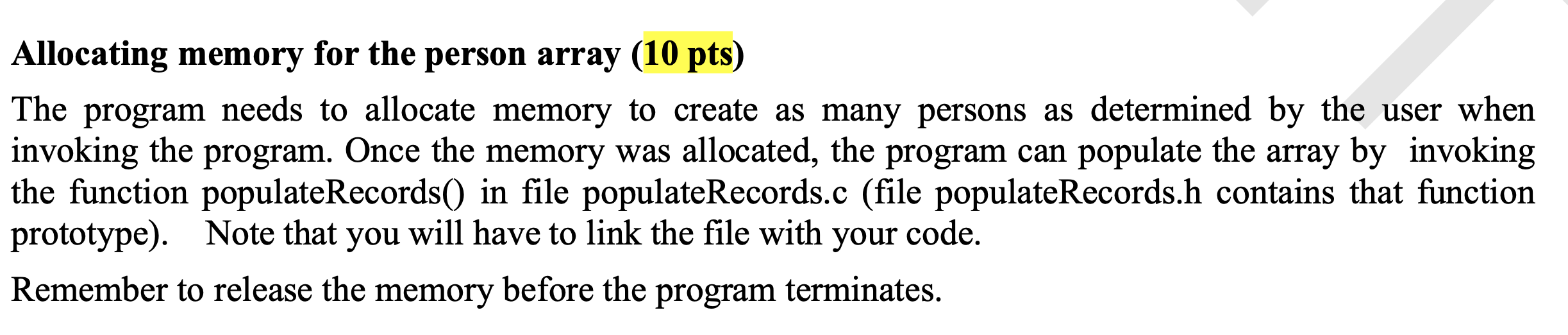 Solved Background You are tasked to create a program for | Chegg.com