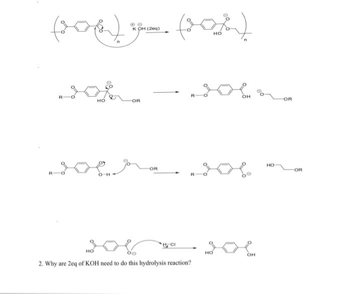 Solved но он 2. Why are 2eq of KOH need to do this | Chegg.com