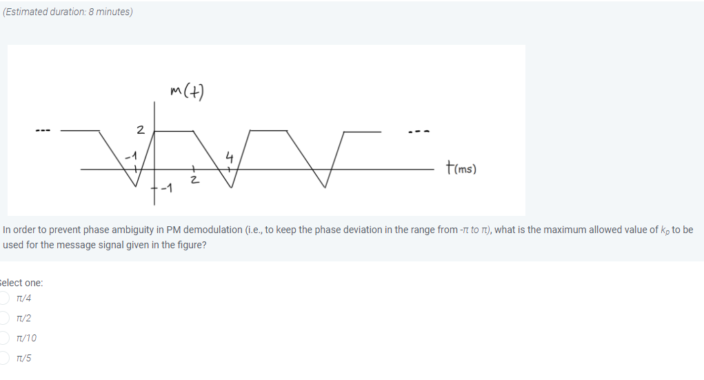 Solved (Estimated duration: 8 minutes) In order to prevent | Chegg.com