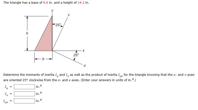 Solved Determine the product of inertia Ixy in mm4 for the | Chegg.com