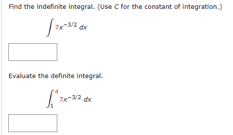 Solved Find the indefinite integral. (Use C for the constant | Chegg.com