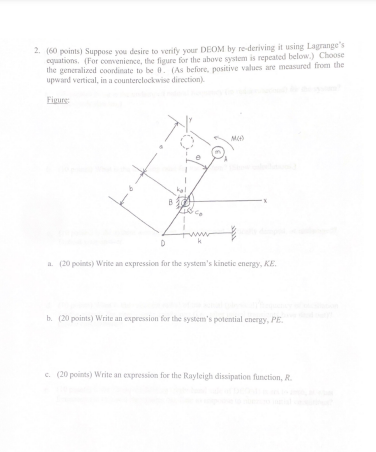 (60 points) Suppose you desire to verify your DEOM by | Chegg.com